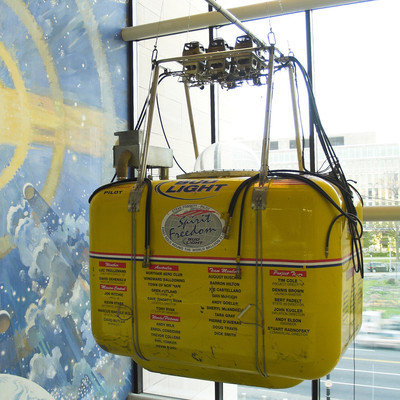 In 2002, Steve Fosset became the first person to fly around the world ...